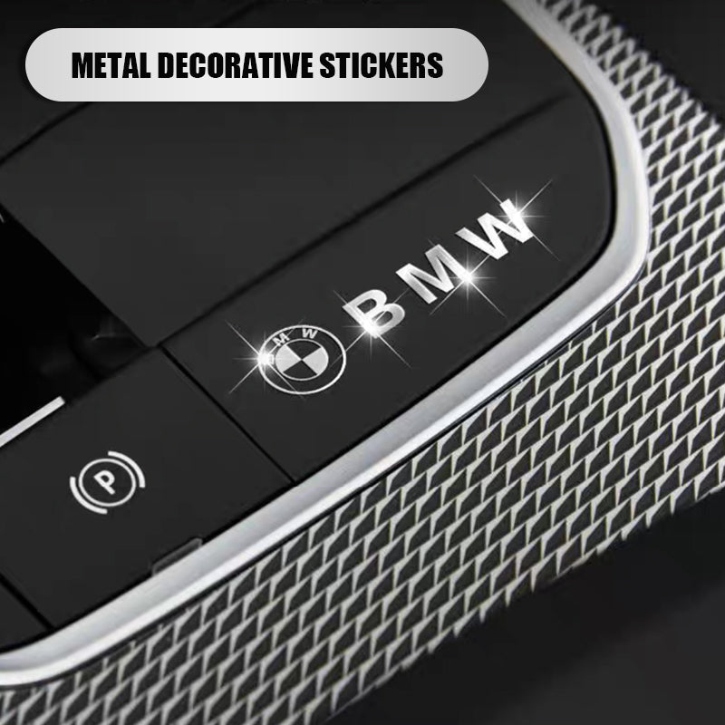 3D Car Metal Stickers Car Logo Decorative Stickers Interior – Carbarts